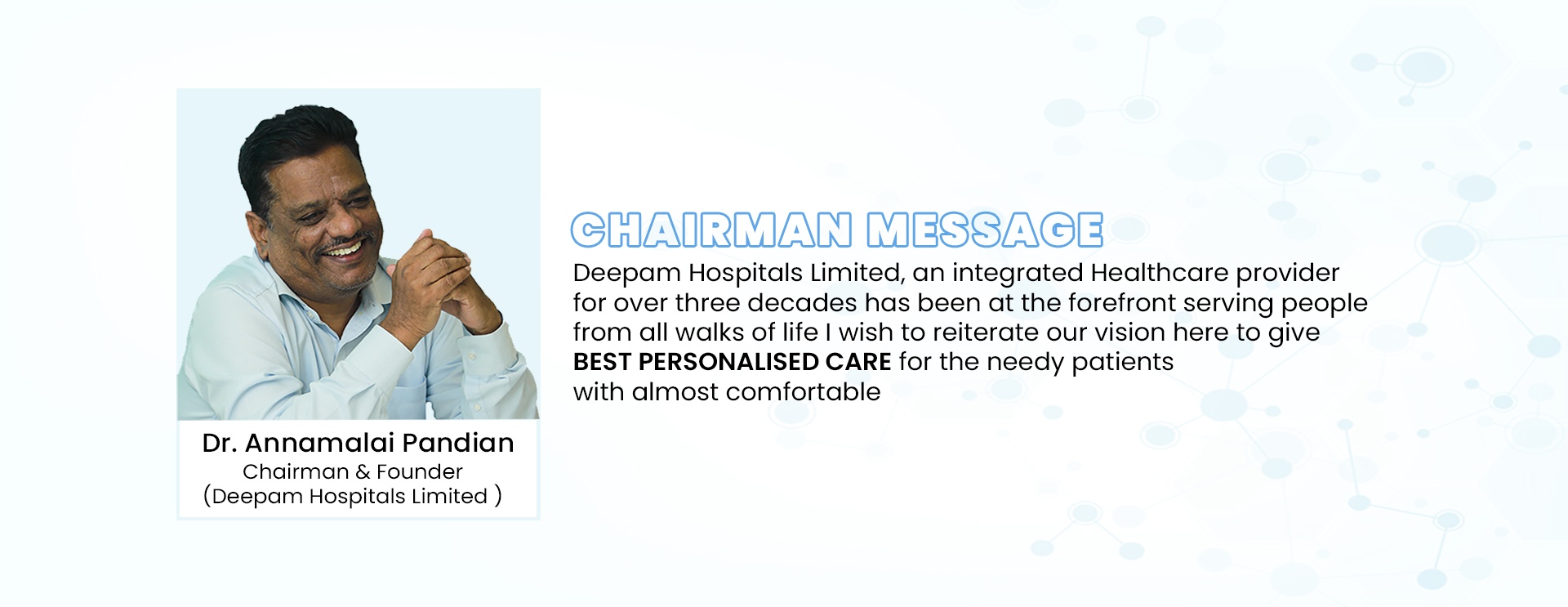 Deepam Hospitals Limited